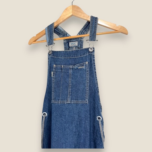 Knock Out | Dresses | Vintage Knock Out Denim Overalls Maxi Dress 8s ...